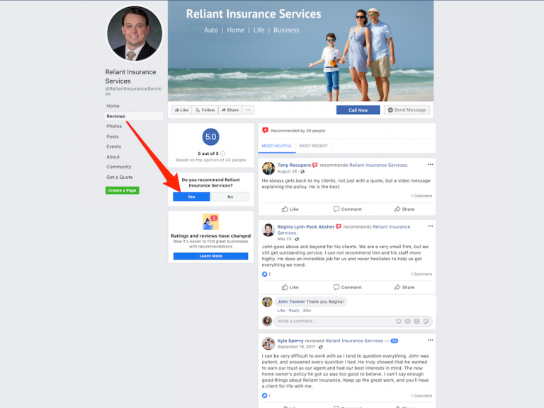 Rate Us | Palm Harbor FL | (727) 335-0335 | Reliant Insurance Services